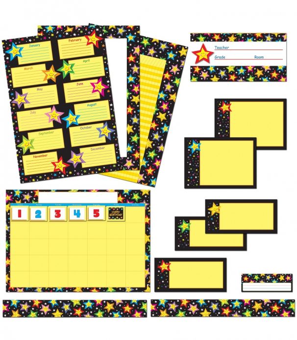 Stars Classroom Collection Bulletin Board Set - Teachers Bazaar ...
