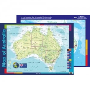 Map of Australia Poster - Teachers Bazaar : Teachers Bazaar