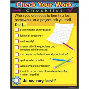 Check you Work Chart - Teachers Bazaar : Teachers Bazaar