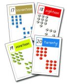 A4 11-20 Number Cards - Teachers Bazaar : Teachers Bazaar
