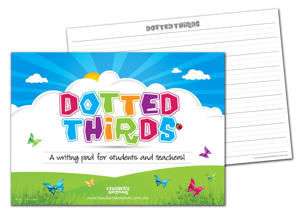 Teacher Dotted Thirds Writing Presentation Pad - Teachers Bazaar ...