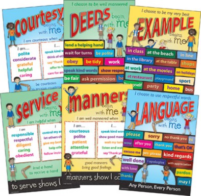 Good Manners Matter Mini Bulletin Board : Teachers Bazaar