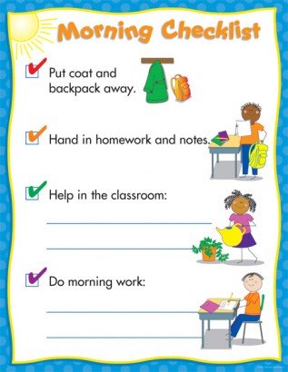 Morning Routine Chart : Teachers Bazaar