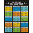 Be More Descriptive Chart - Teachers Bazaar : Teachers Bazaar