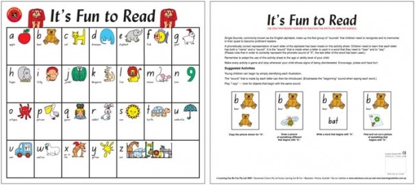 Its Fun To Read Placemat - Teachers Bazaar : Teachers Bazaar