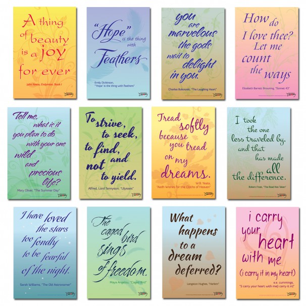 Poetry's Greatest Hits 12 Poster Set - Teachers Bazaar : Teachers Bazaar