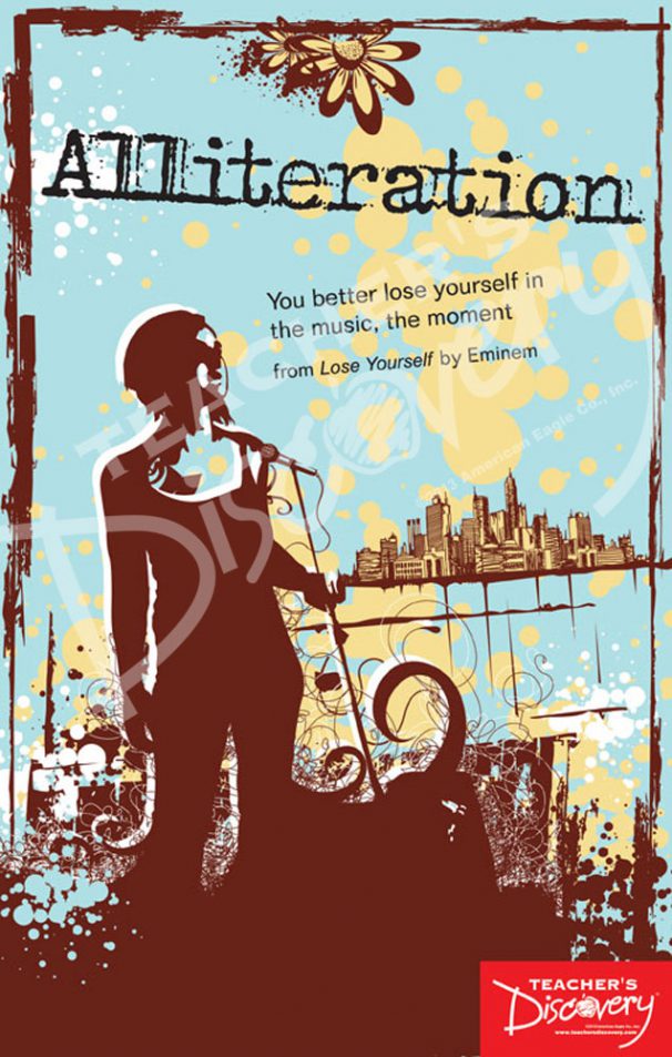 Literary Devices 6 Poster Set - Teachers Bazaar : Teachers Bazaar