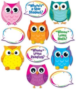 Colorful Owls Bulletin Board Set - Teachers Bazaar : Teachers Bazaar