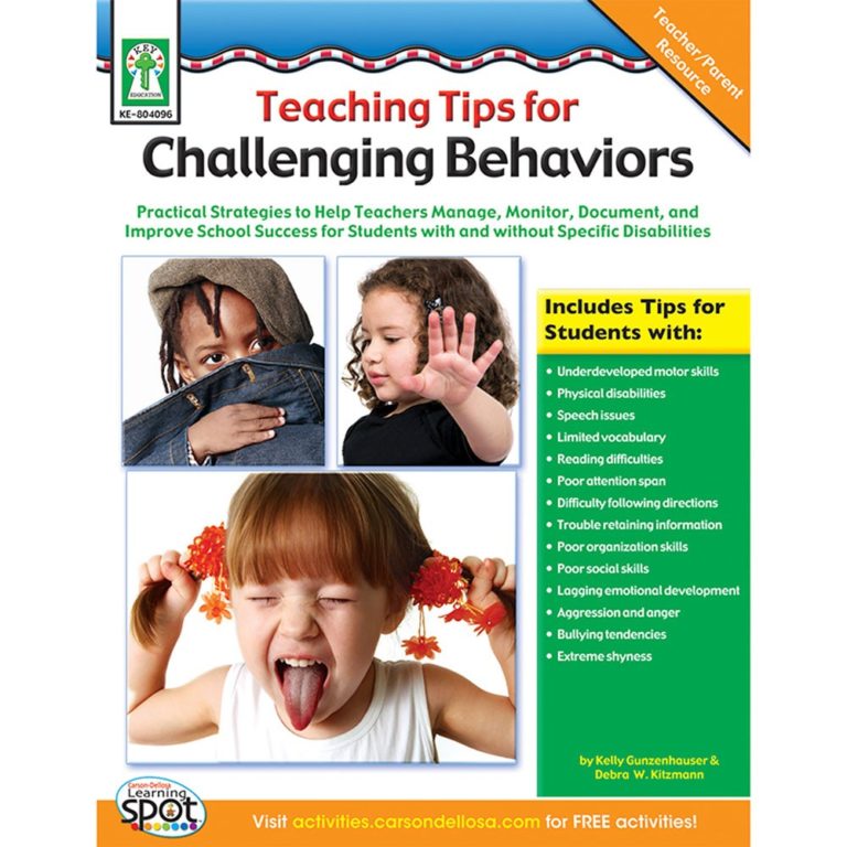 Teaching Tips For Challenging Bahaviors Teachers Bazaar Teaching Tips For Challenging Bahaviors Teachers Bazaar