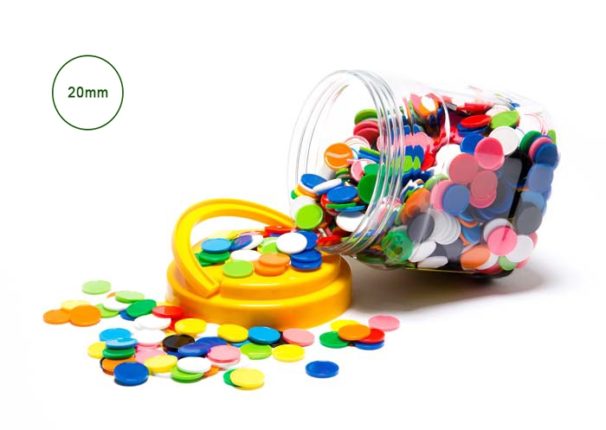 Small Counters Jar Of 1000 - Teachers Bazaar : Teachers Bazaar